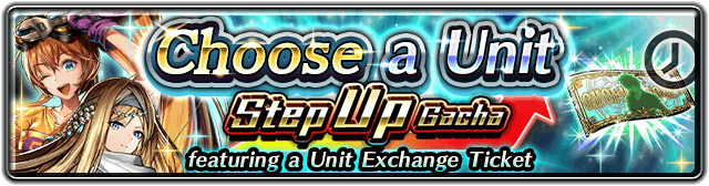 This is a step-up gacha that can be spun with free crystals